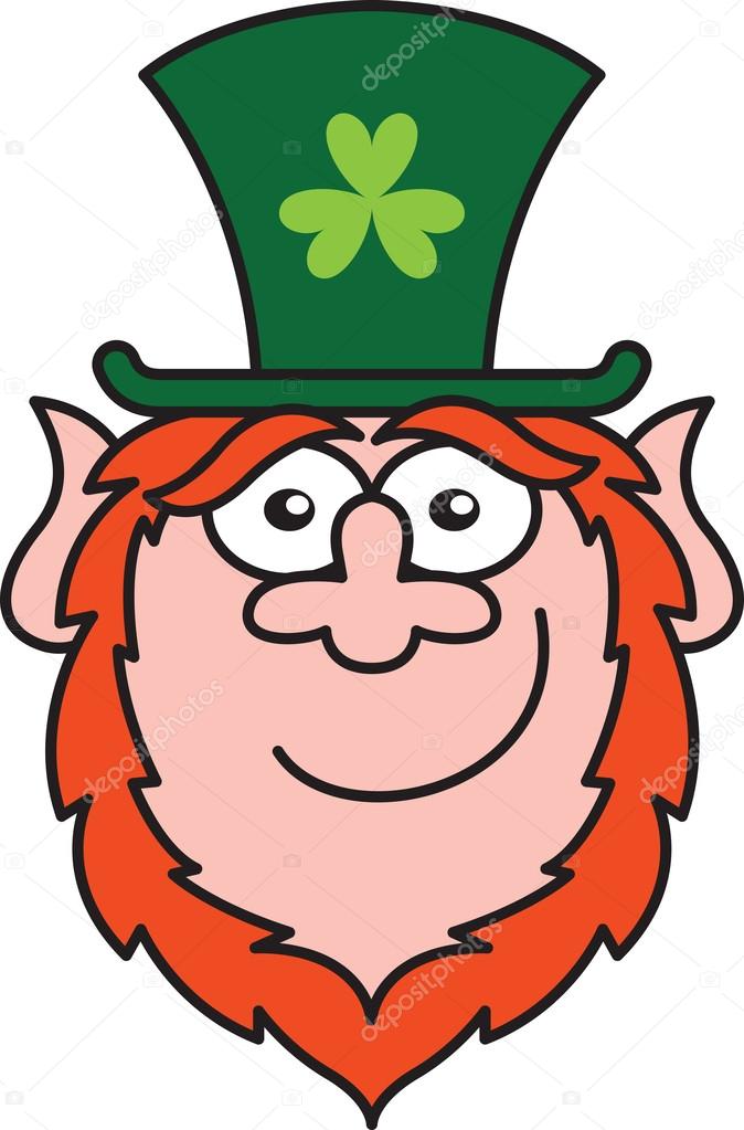 Leprechaun Smiling shyly Stock Vector Image by ©zoo-co #46034831