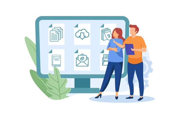 4,576 Document management system Vector Images | Depositphotos