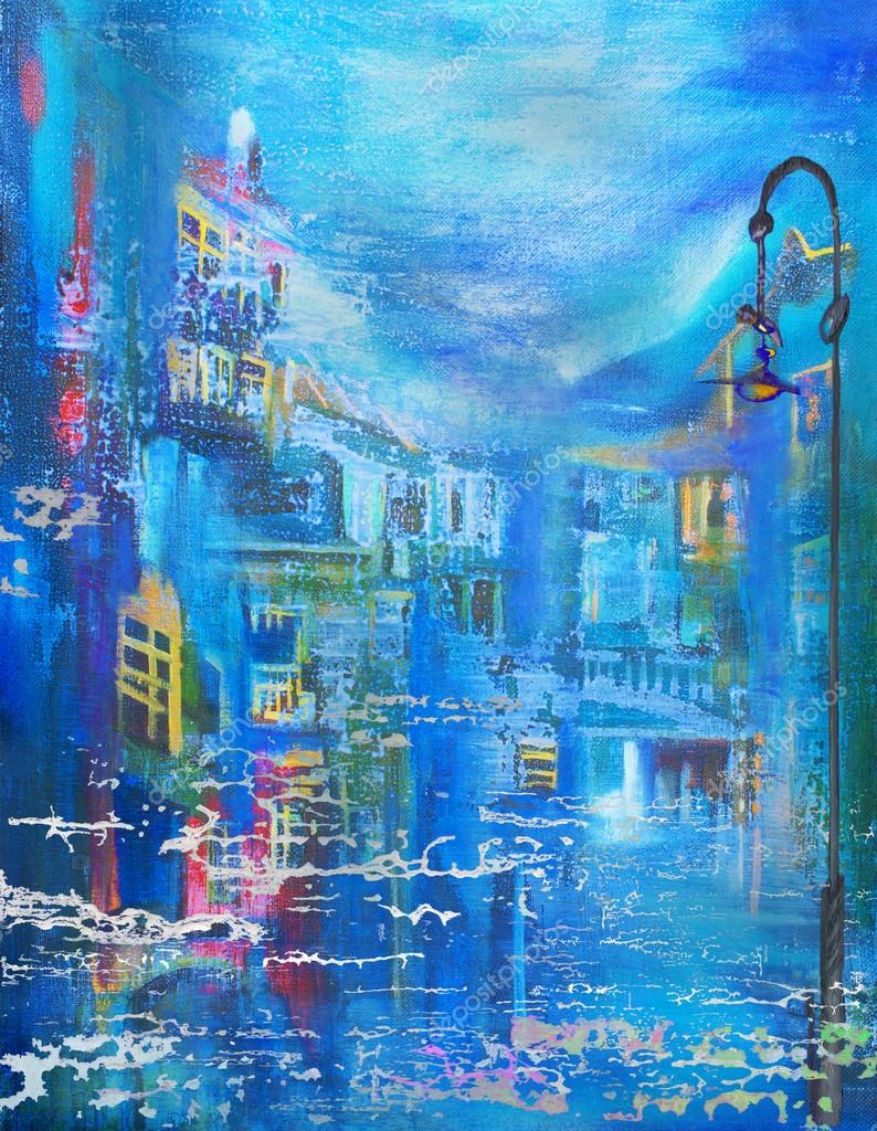 Night mood Stock Photo by ©kasyanovart 50139865