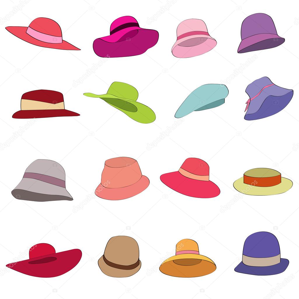 Women hats Stock Vector Image by ©eduardrobert #45907605