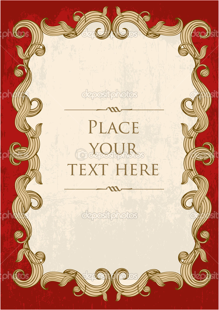 Victorian border Stock Vector by ©nglyeyee 44897901