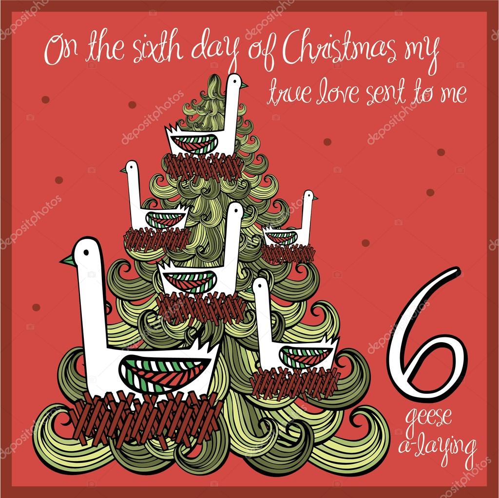 Six Geese A Laying Christmas