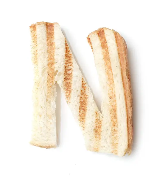 Toasted Bread Letters Table — Stock Photo © racool_studio #405889296