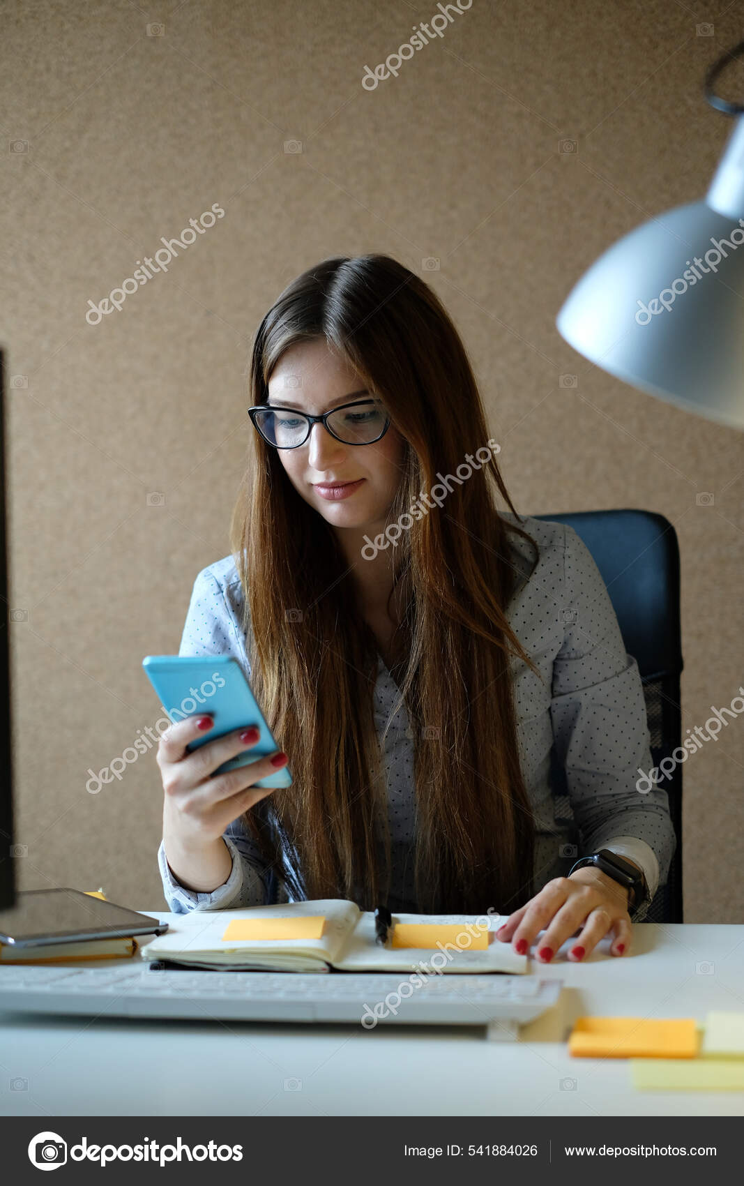 Daily Routine Woman Office — Stock Photo © racool_studio #541884026 Daily Routine Woman Office — Stock Photo © racool_studio #541884026