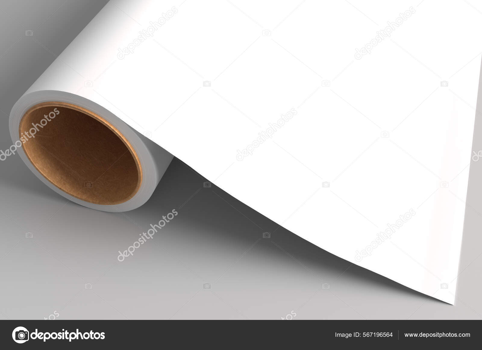 Wrapping Paper Roll Mockup Space Template — Stock Photo © vetrksu@gmail ...
