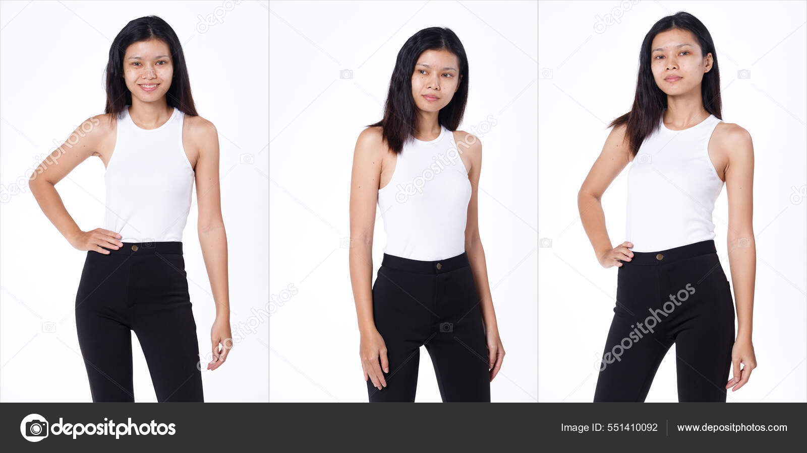 Collage Group Pack Half Body Face Shot Indian Arab Casual Stock Photo ...