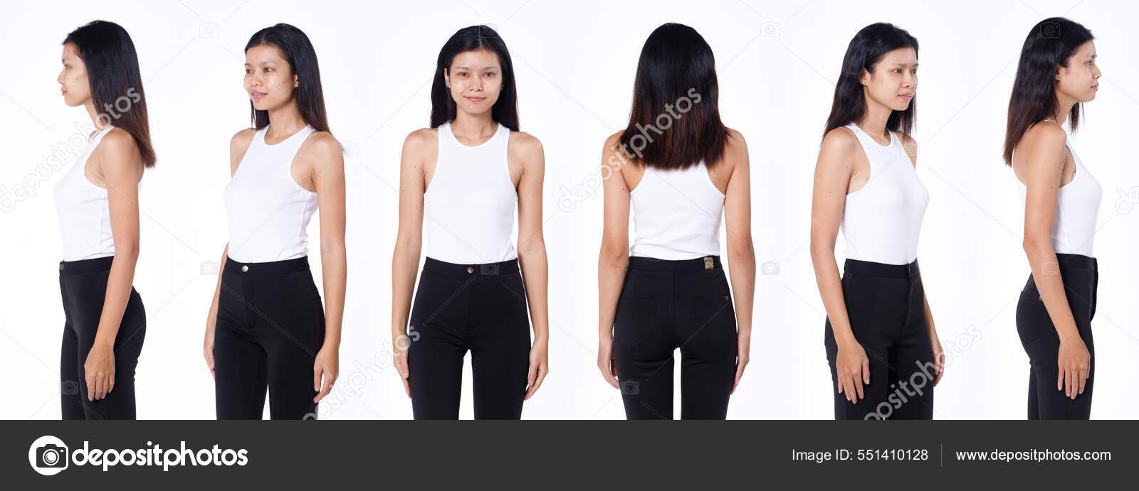 Collage Group Pack Half Body Snap Figure Indian Arab Casual — Stock ...