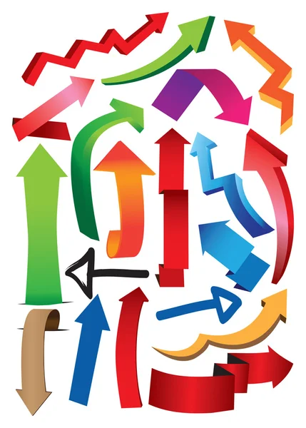 Arrows different directions Vector Art Stock Images | Depositphotos