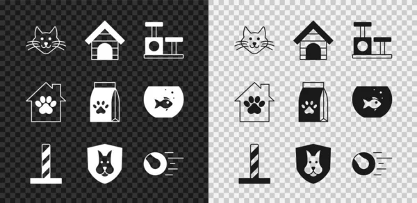 Set Cat, Dog house, scratching post with toy, Animal health insurance ...