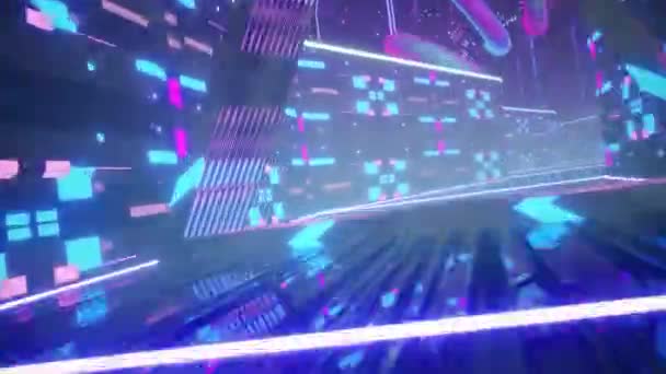 80S Retro Synthwave Style Rendering Animation Loop — Stock Video © FactaNonVerbaDesigns #581388632