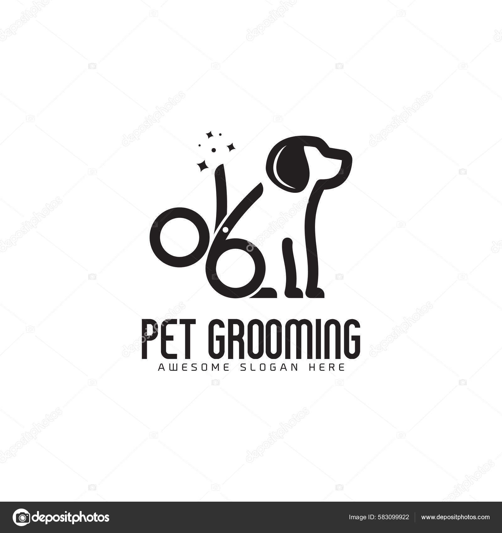 Dog Grooming Logo Ready Made Pet Grooming Logo Modern 31 Sniff