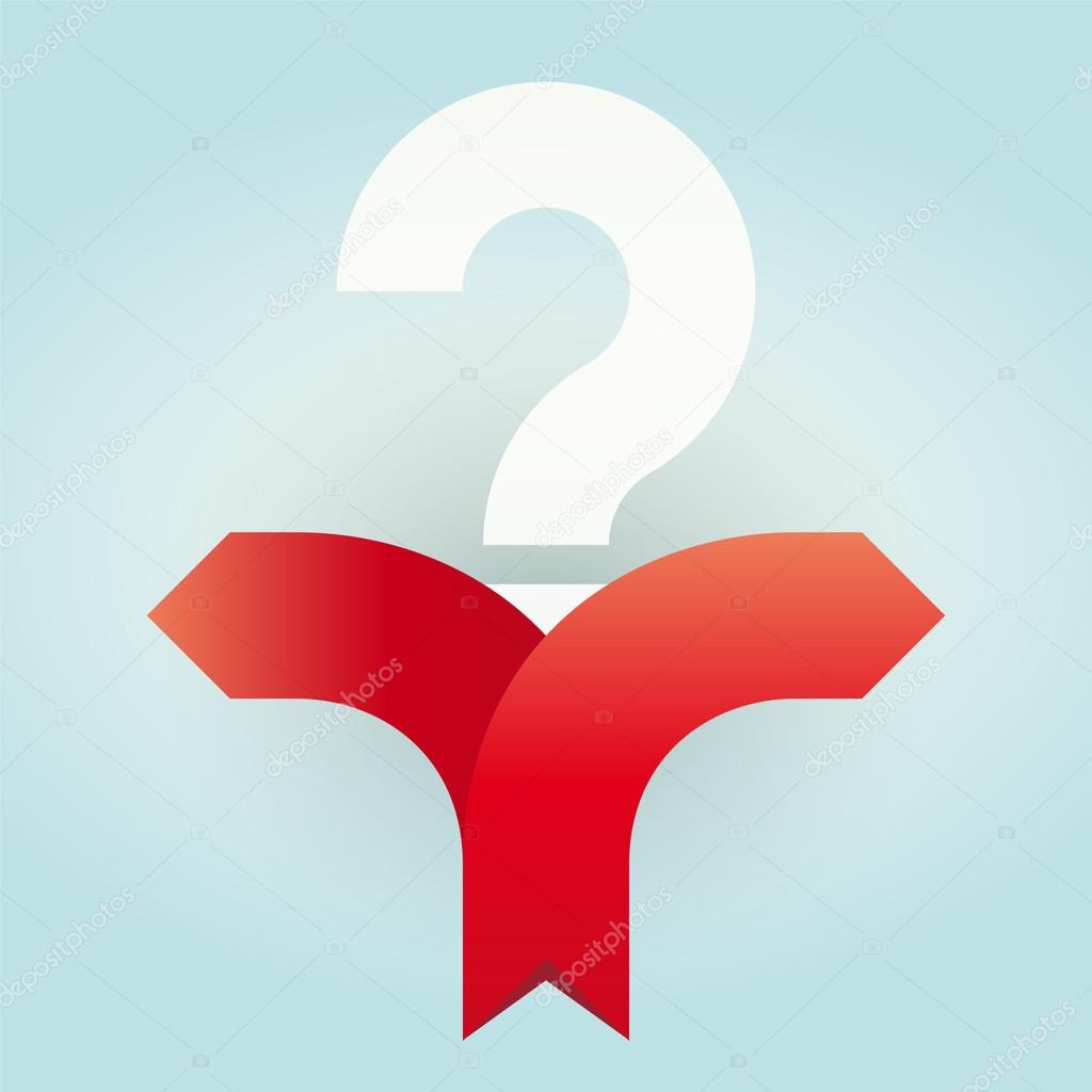 Crossroads Of Arrows With A Question Mark As A Decision — Stock Vector © Mimacz 46205687
