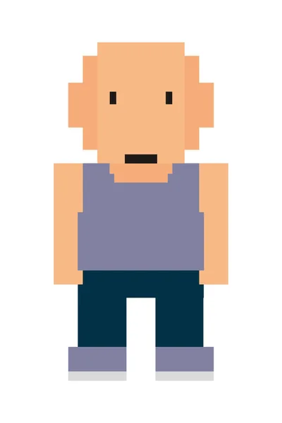 Old man pixel Vector Art Stock Images | Depositphotos
