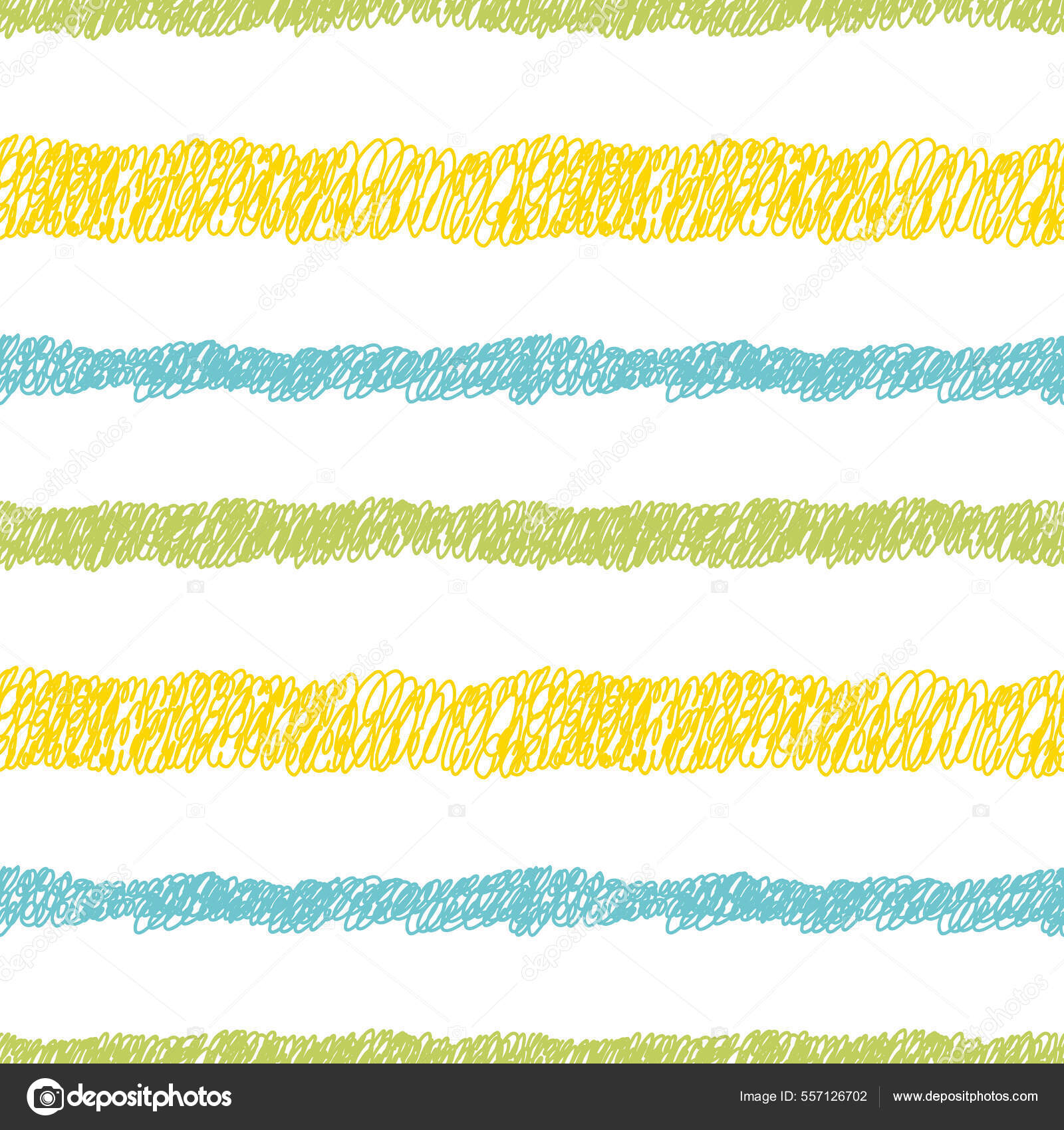 Stripes sketch vector, hand drawn, seamless pattern. Multicolored ...