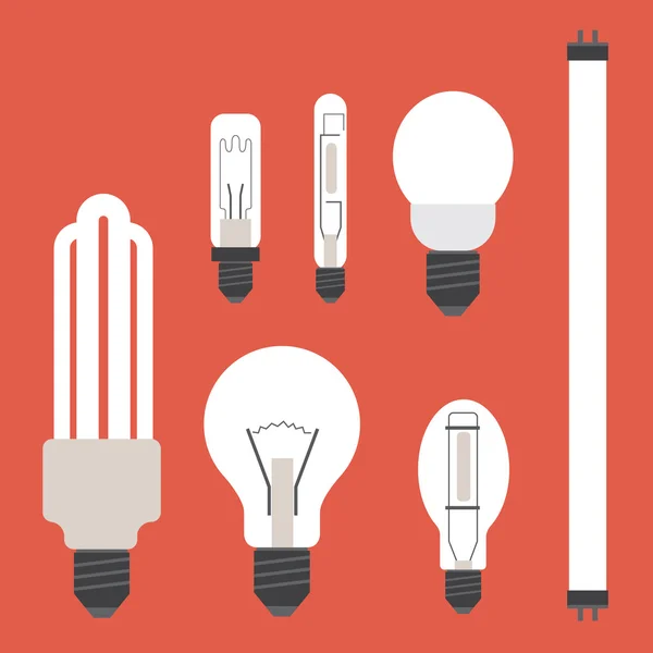 Fluorescent Light Bulb Vector