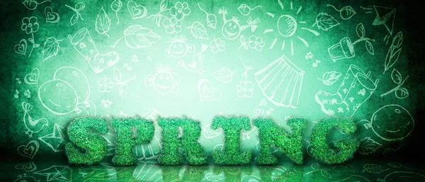 Kreslené jaro stock fotografie, royalty free Kreslené jaro obrázky ...