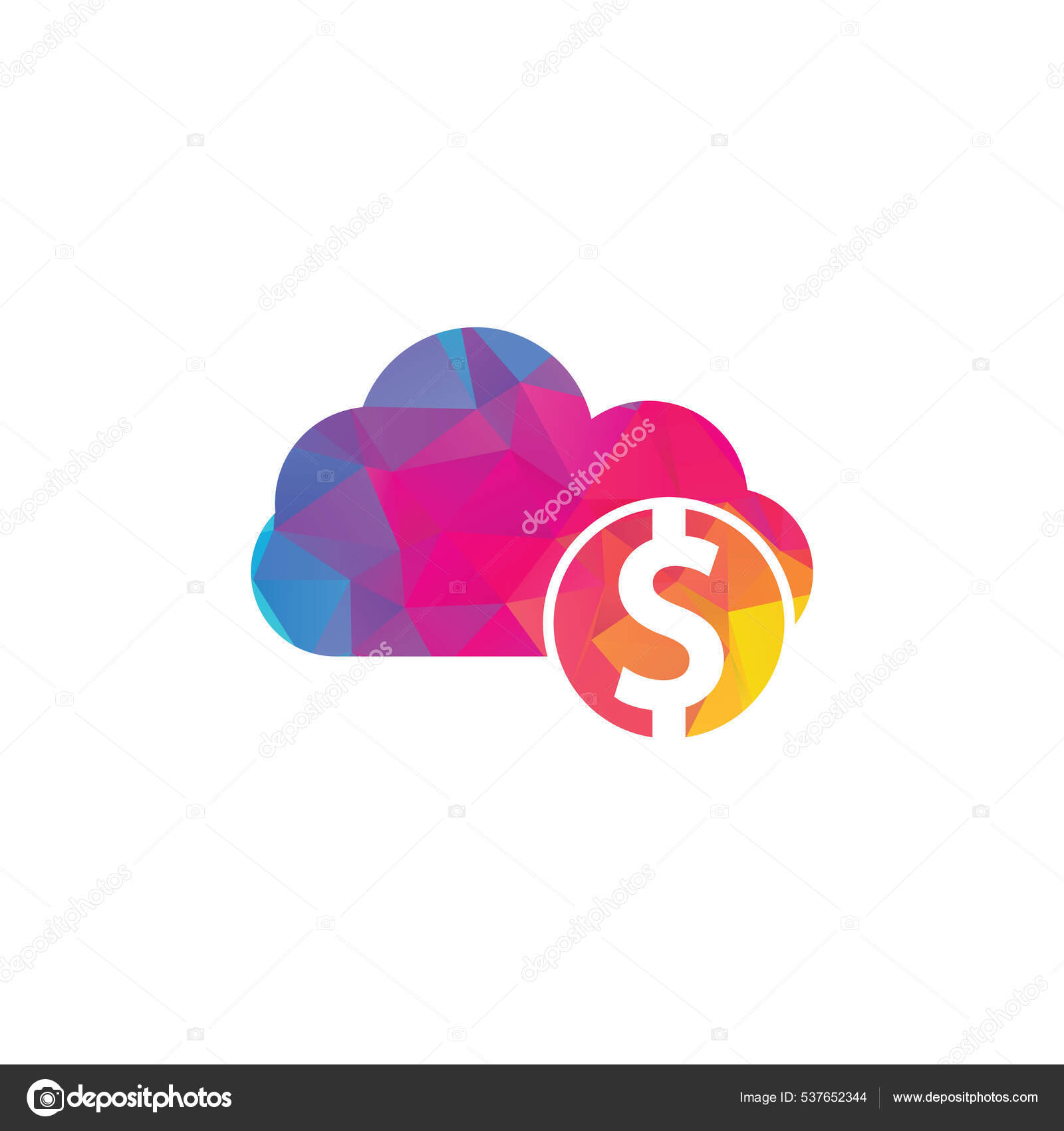 Cloud Money Logo Vector Cloud Pay Logo Template Stock Illustration by ©UmerDeArtist #537652344