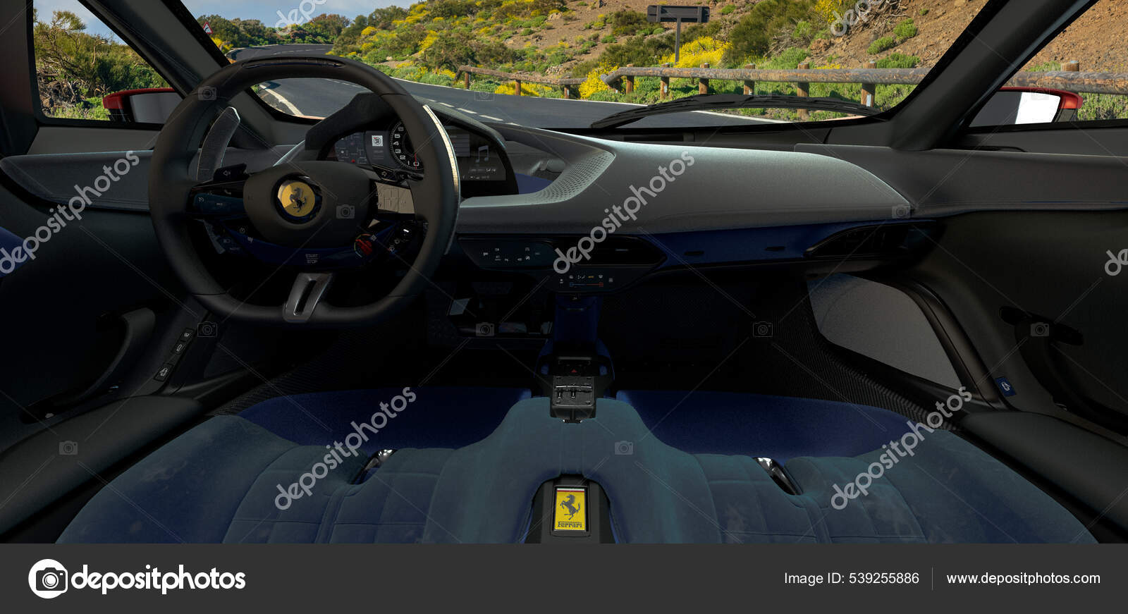 Ferrari Daytona Sp3 Interior – Stock Editorial Photo © MikeMareen ...