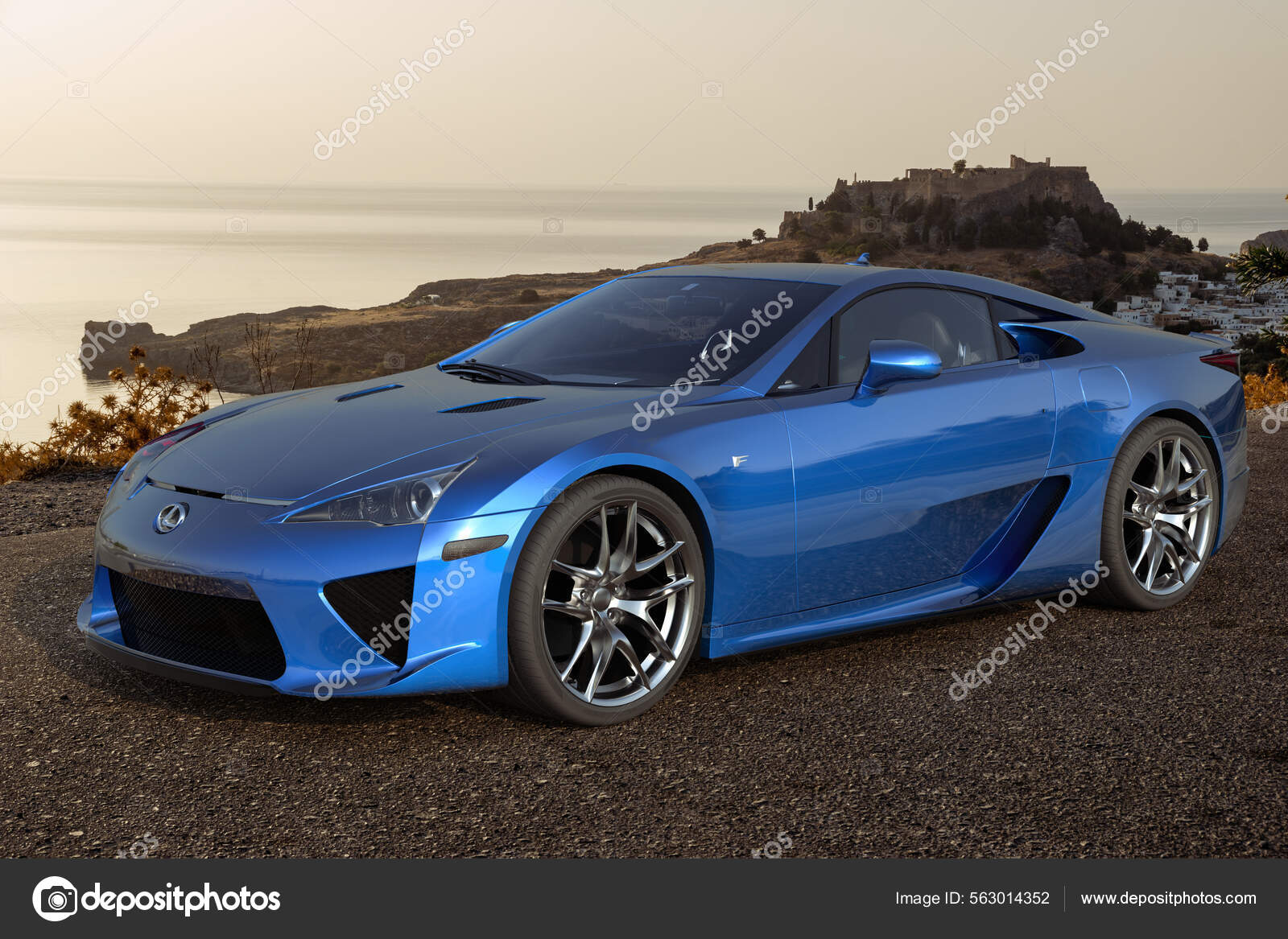 Lexus Lfa Dark Blue