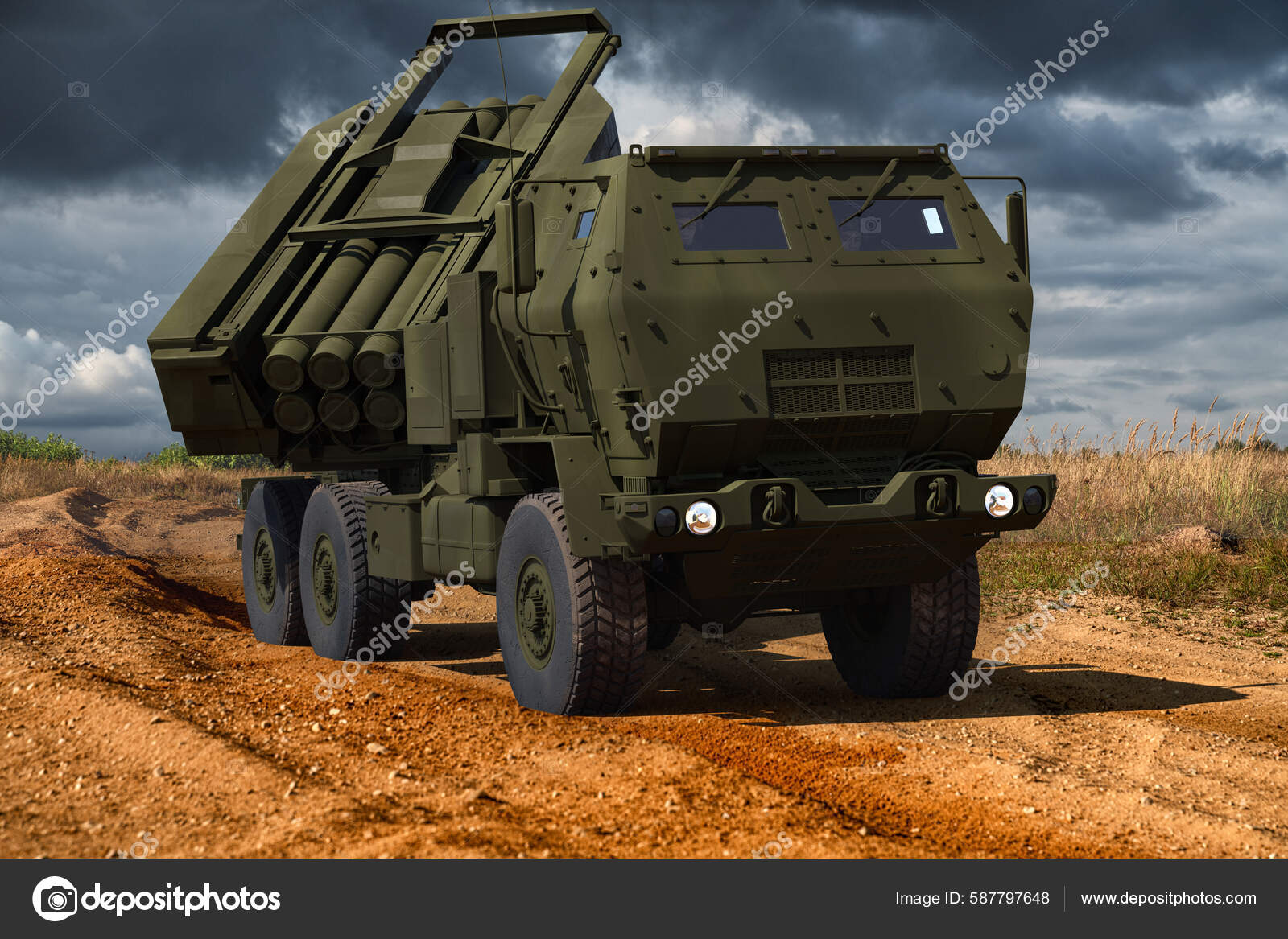 Lockheed Martin M142 Himars High Mobility Artillery Rocket System ...