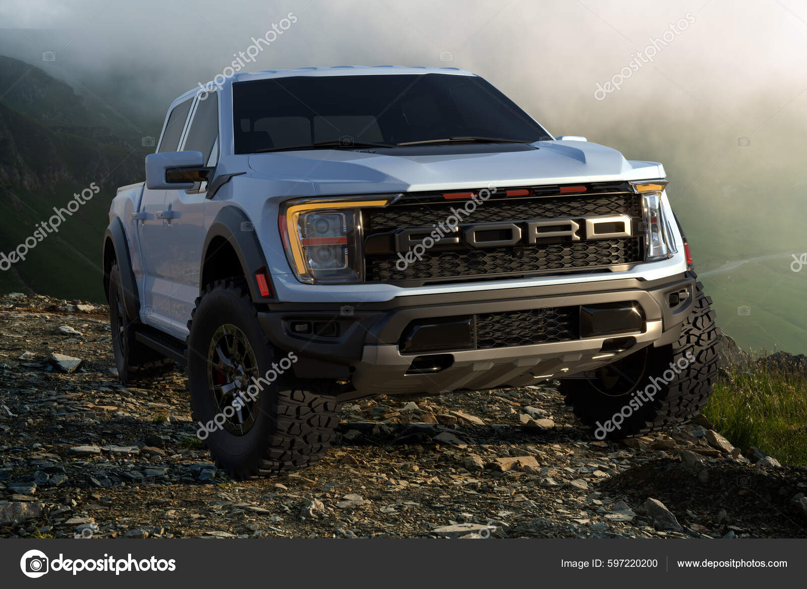 Ford 150 Raptor Pickup 700 Horsepower – Stock Editorial Photo ...