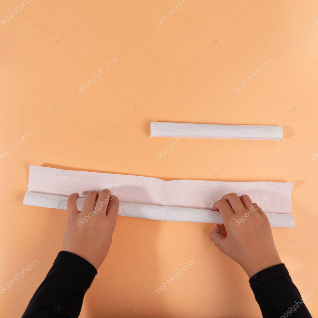 artesanía hecha a mano para niños, cómo hacer setas de papel, tutorial ...