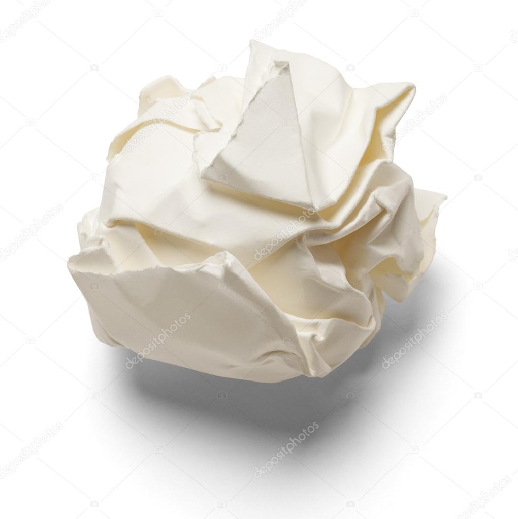 Crumpled Paper Ball Stock Photo by ©PixelRobot 45473591
