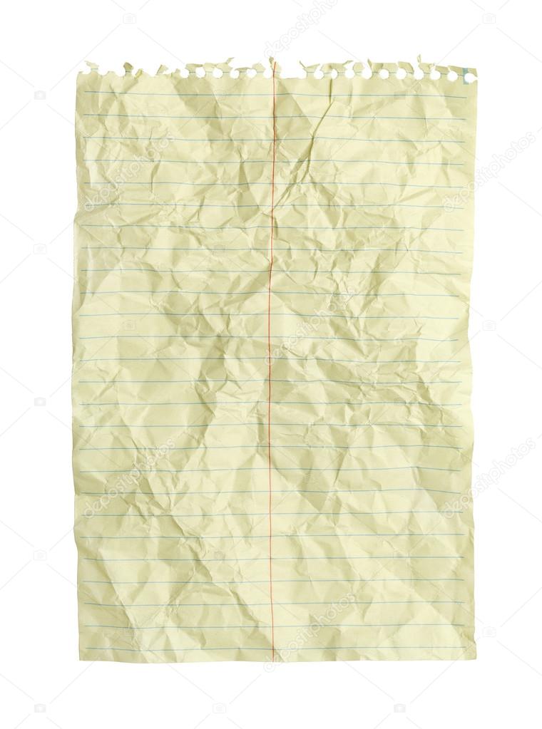 Wrinkled Line Paper Stock Photo by ©PixelRobot 45475011