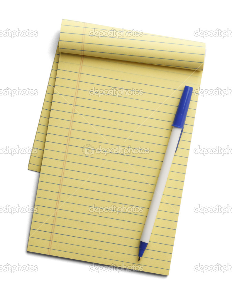 Yellow Notepad Background