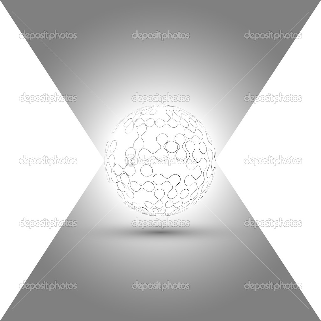 Transparent sphere background Stock Vector by ©raevsky 45437505
