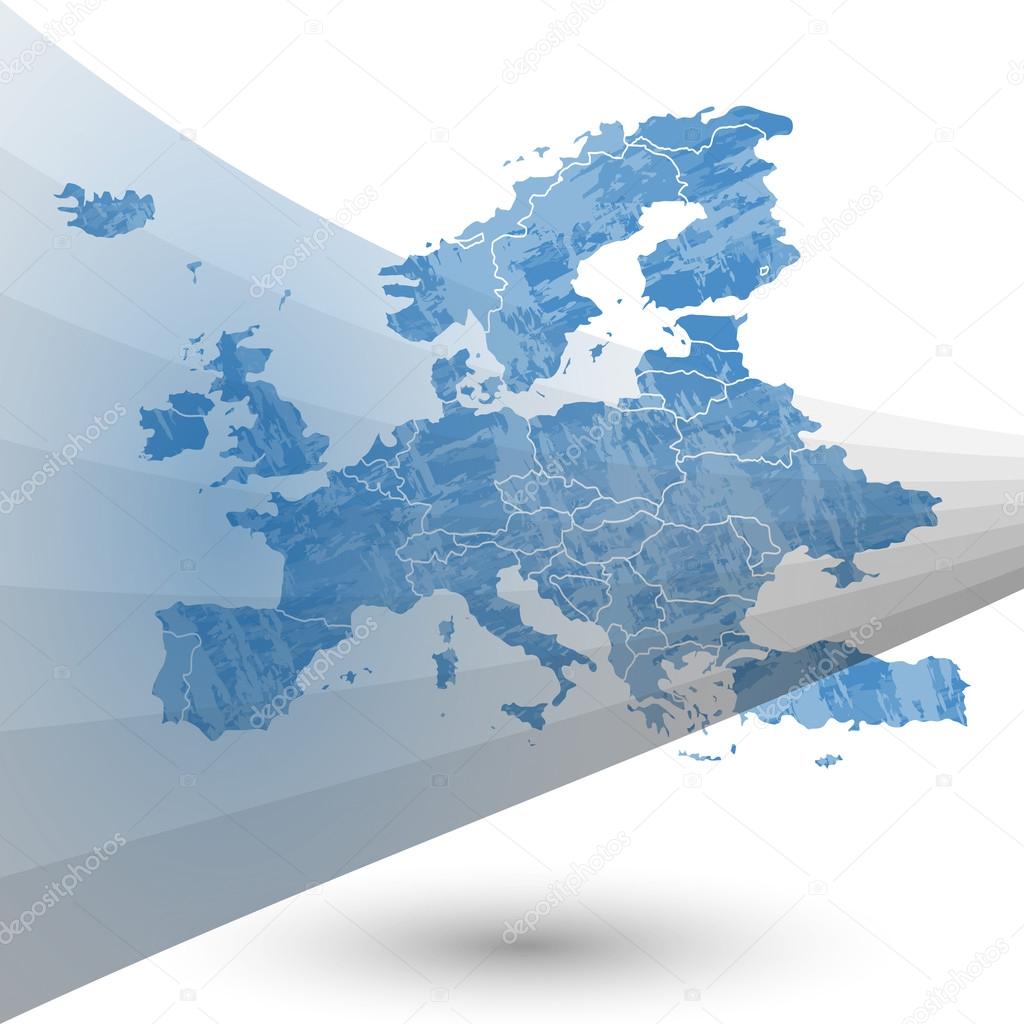 Europe map background Stock Vector Image by ©raevsky #45439121