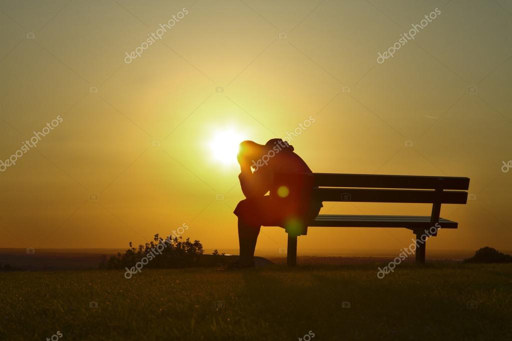 Sad at Sunset — Stock Photo © icsnaps #45465617