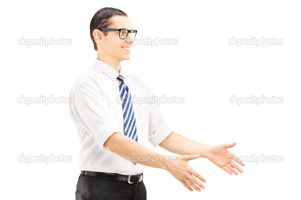 Man about to take something Stock Photo by ©ljsphotography 45857479