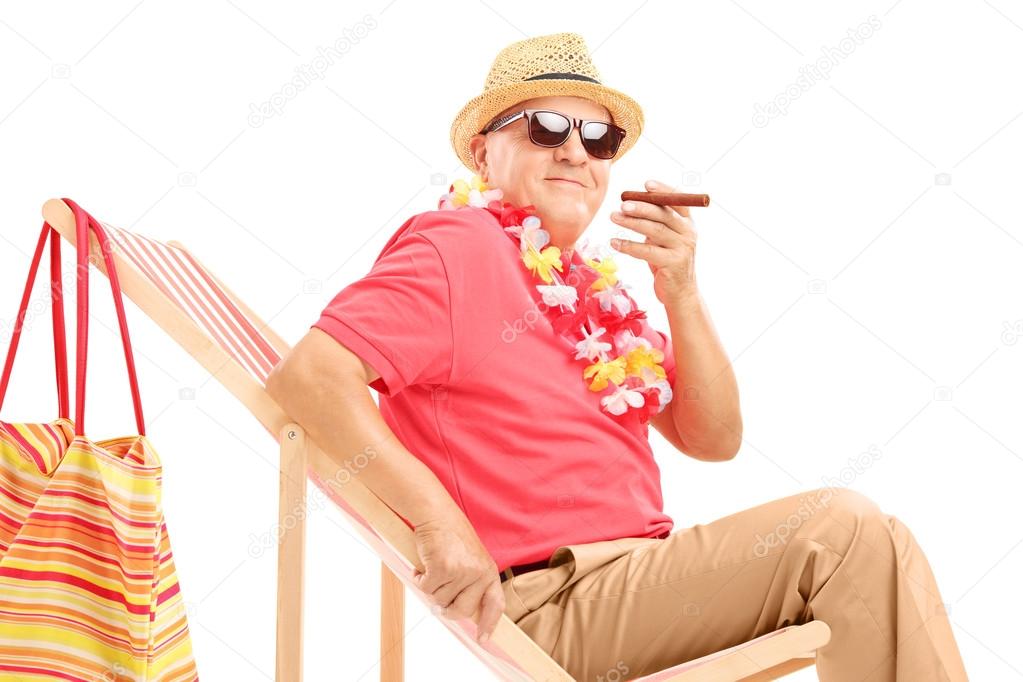 Gentleman smoking cigar Stock Photo by ©ljsphotography 45860519