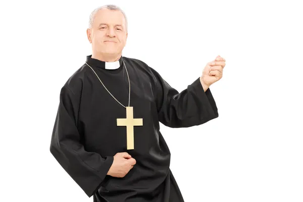 Mature priest holding holy bible Stock Photo by ©ljsphotography 51165085