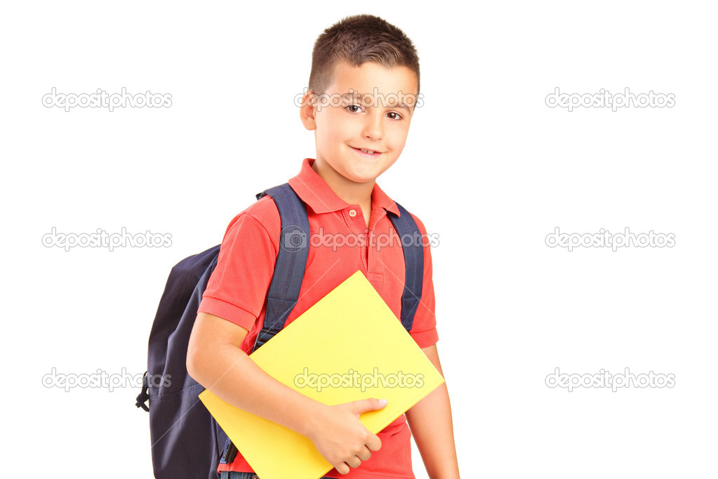 School boy with backpack Stock Photo by ©ljsphotography 45877117