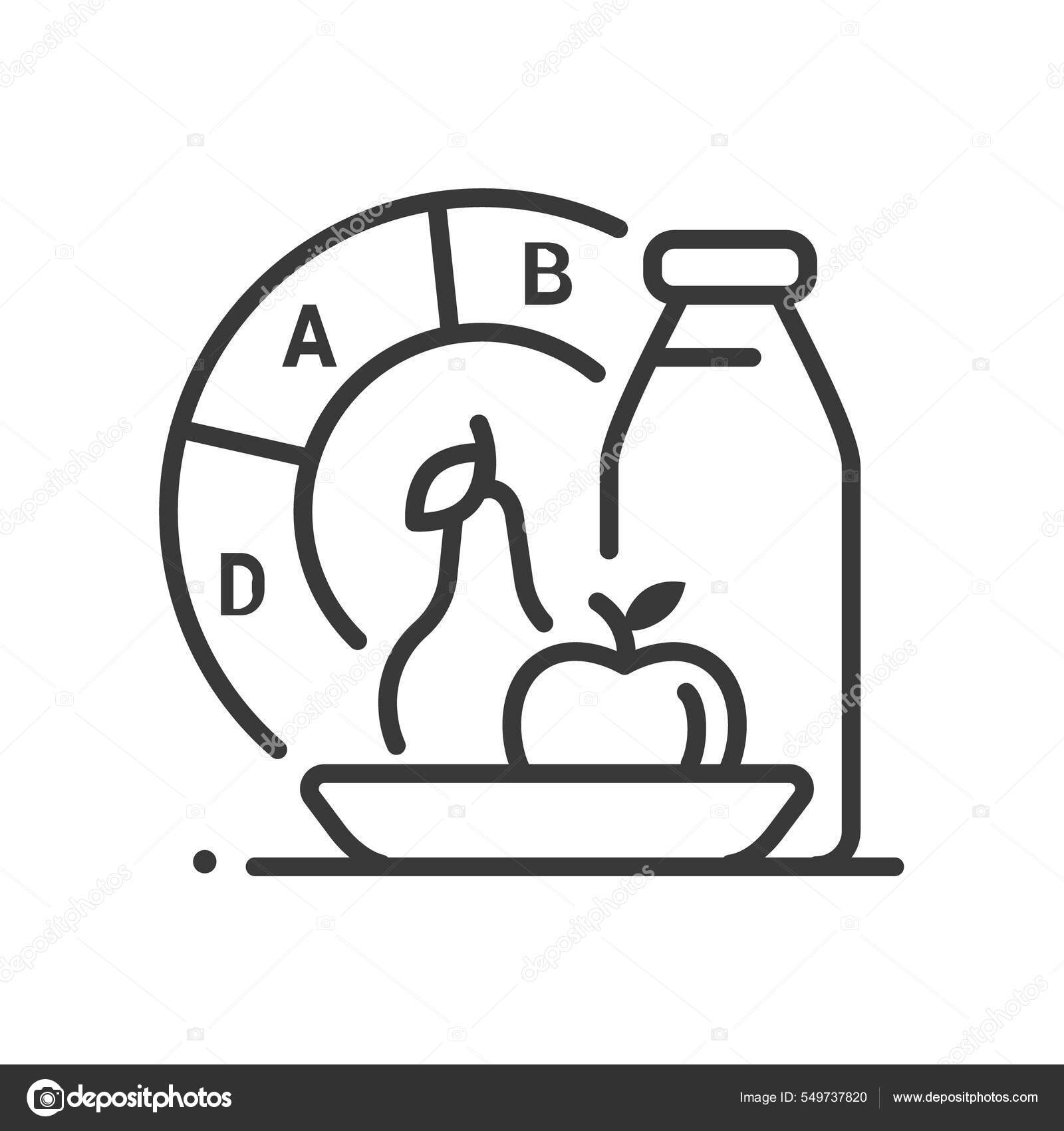 Nutrition Icon Black