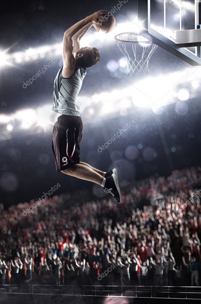 Basketball player in action — Stock Photo © 103tnn #46552611