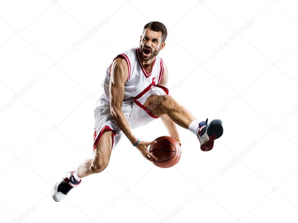 Basketball player in action — Stock Photo © 103tnn #46737139