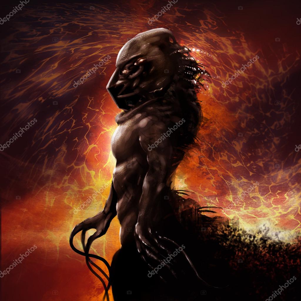 Monster profile Stock Photo by ©breakermaximus 49775915