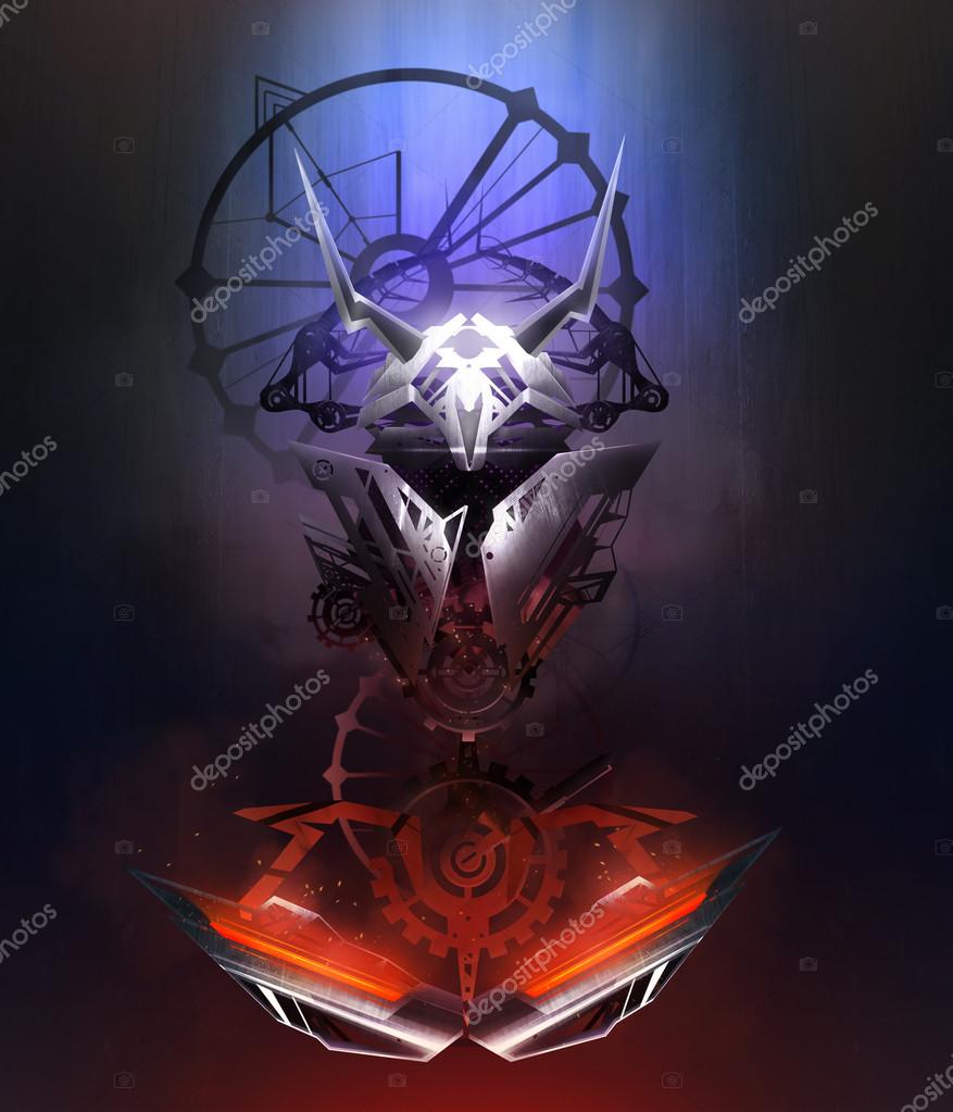 Mechanical abstract shapes Stock Photo by ©breakermaximus 51543581