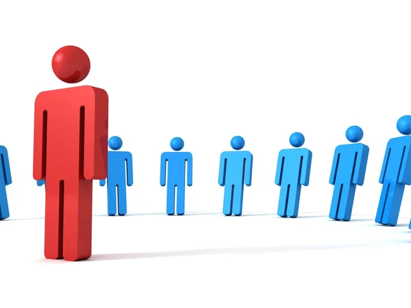 3d leader man icon — Stock Photo © VERSUSstudio #54413337