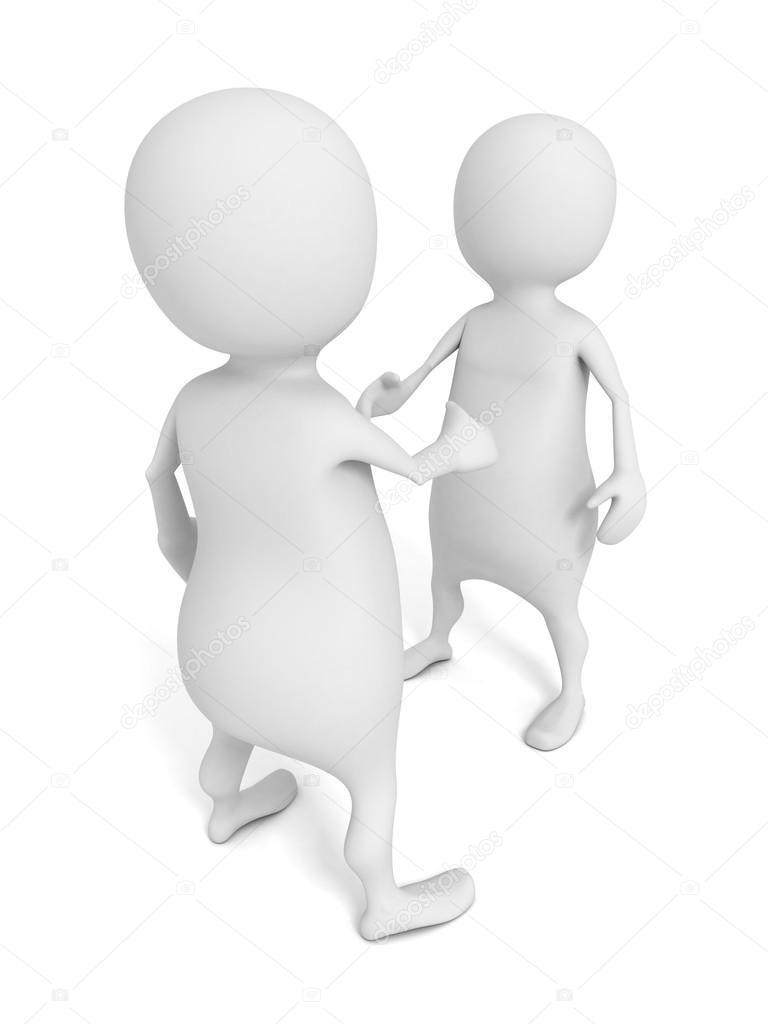 Two 3D man shake hands Stock Photo by ©VERSUSstudio 46326563