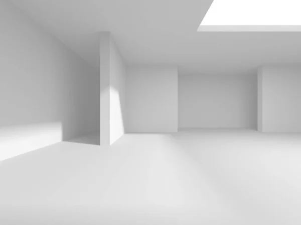 Illuminated Corridor Interior Design Empty Room Interior Background ...