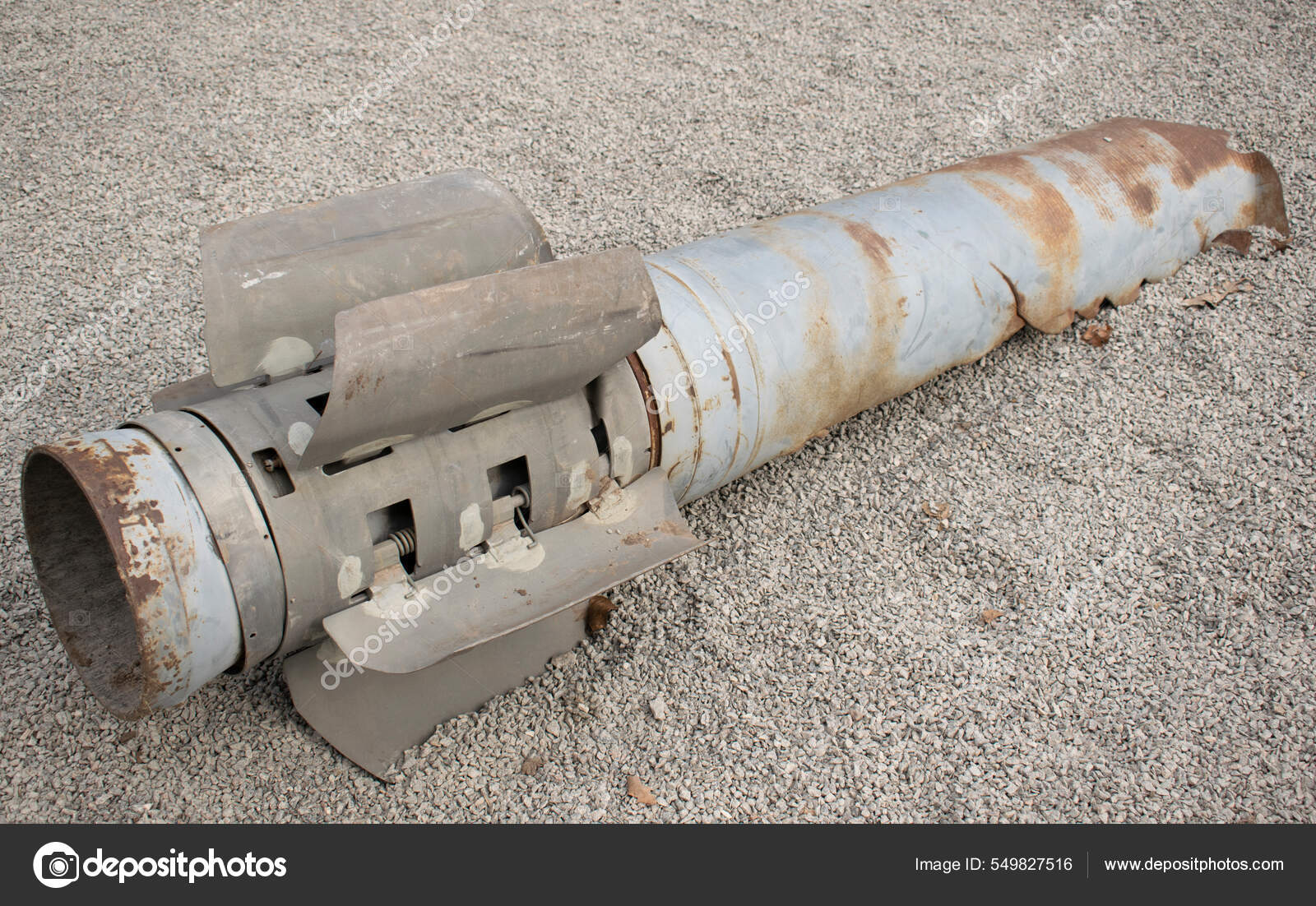 Rocket launcher GRAD BM 21 lies on the ground Stock Photo by ©GarryD ...