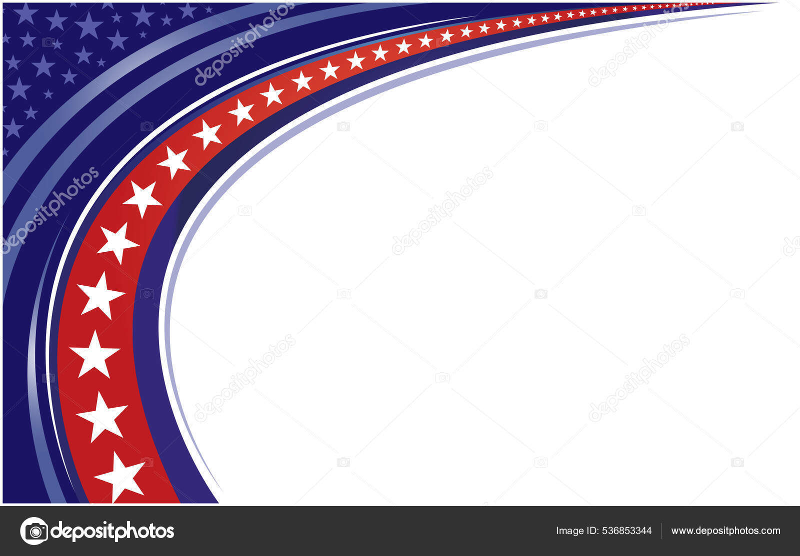 Red White And Blue Border