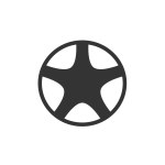 Abstract car wheel, rim logo Stock Vector Image by ©Anna_Maximenko ...