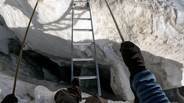 Crevasse Glacier Ladder