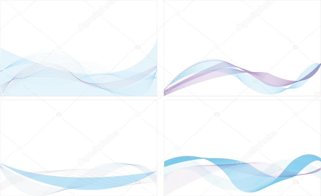 Blue line abstract background Stock Vector by ©ybonce 50163897