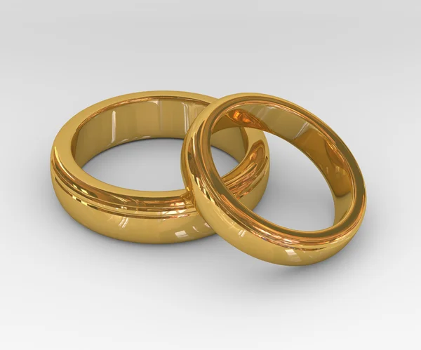 Gold wedding rings — Stock Photo © Sprinter81 #1496276